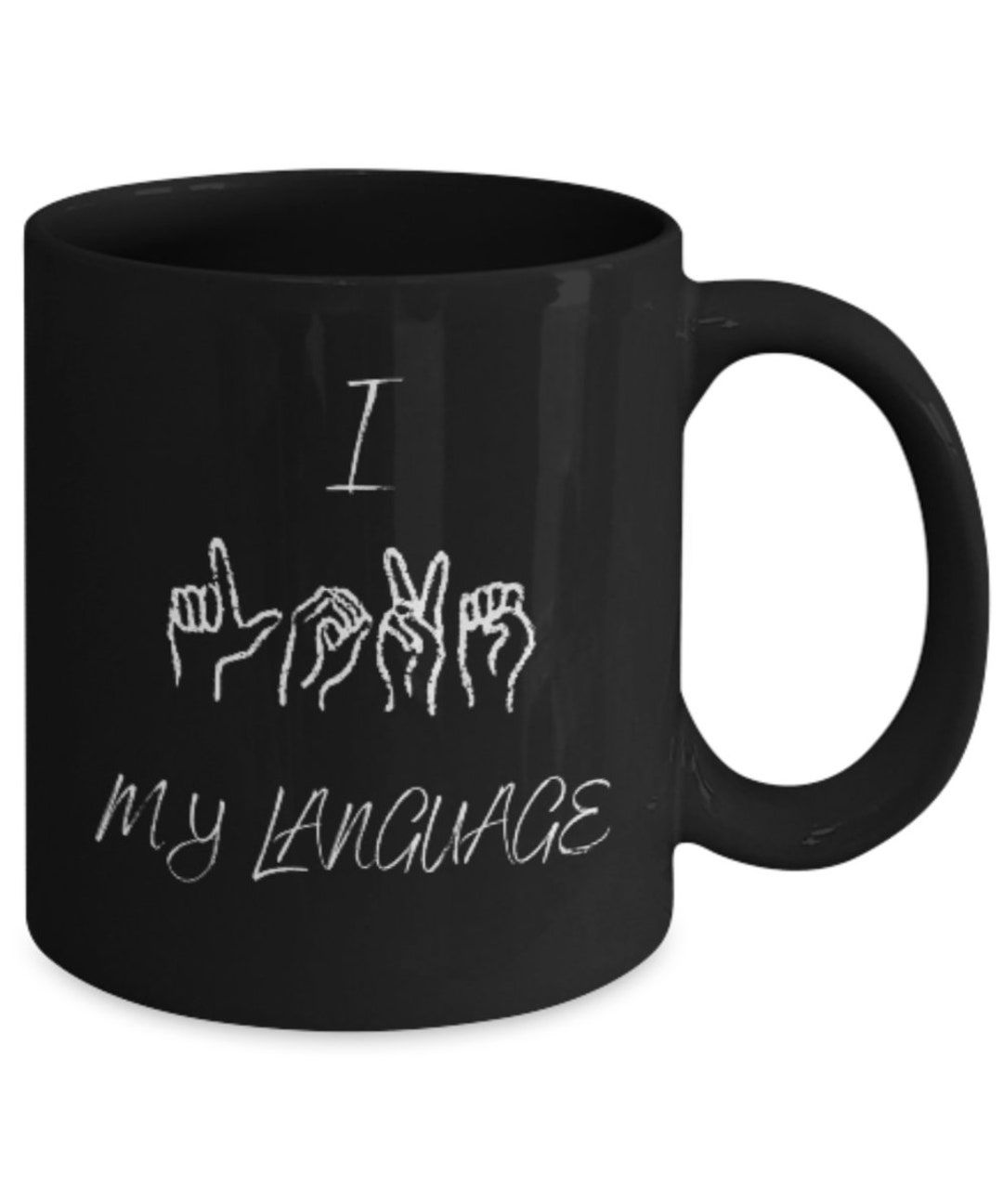 ASL Appreciation Coffee Mug, Sign Language Mug, ASL Pride, Sign ...
