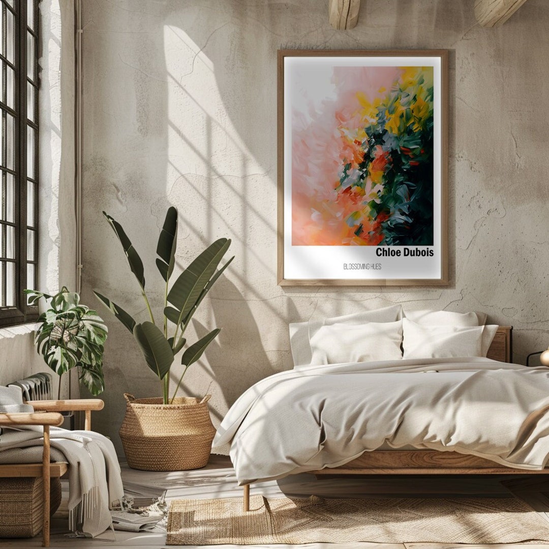 Abstract Spring Rebirth Digital Poster - Inspired by French ...