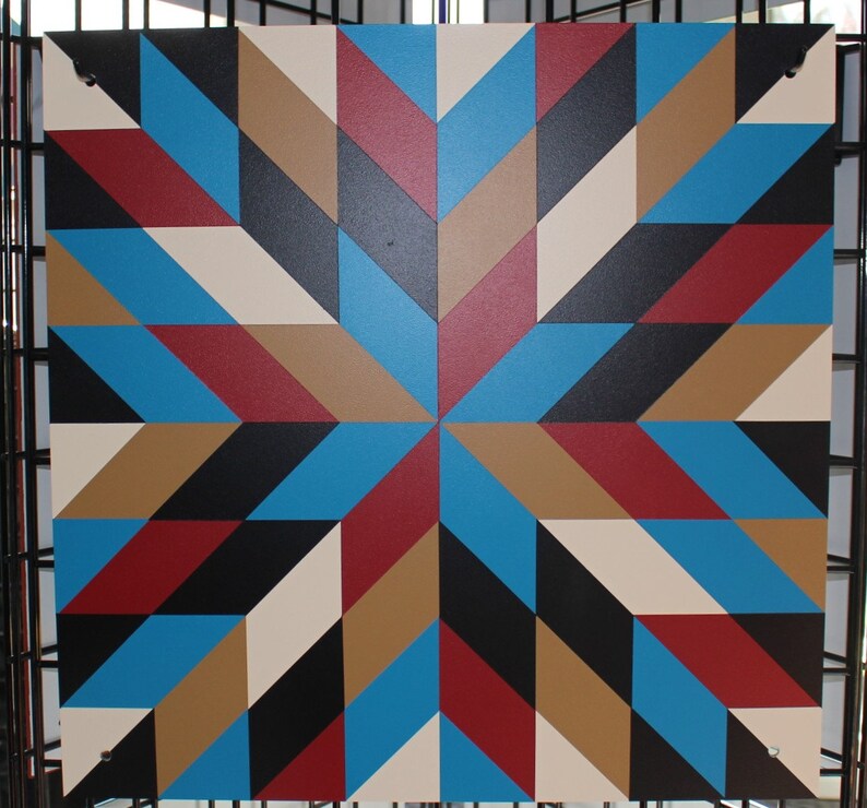 Southwest Colors Hand Painted House-sized Barn Quilt 22 X 22 Ready to ...