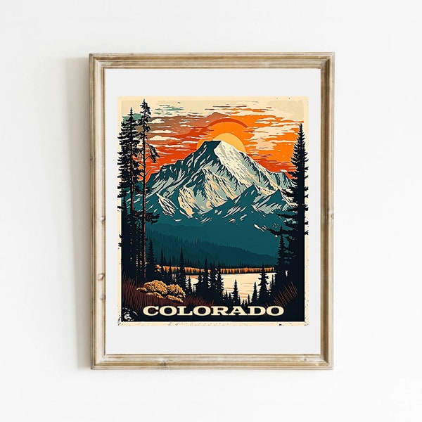 Colorado Front Range Poster - Etsy