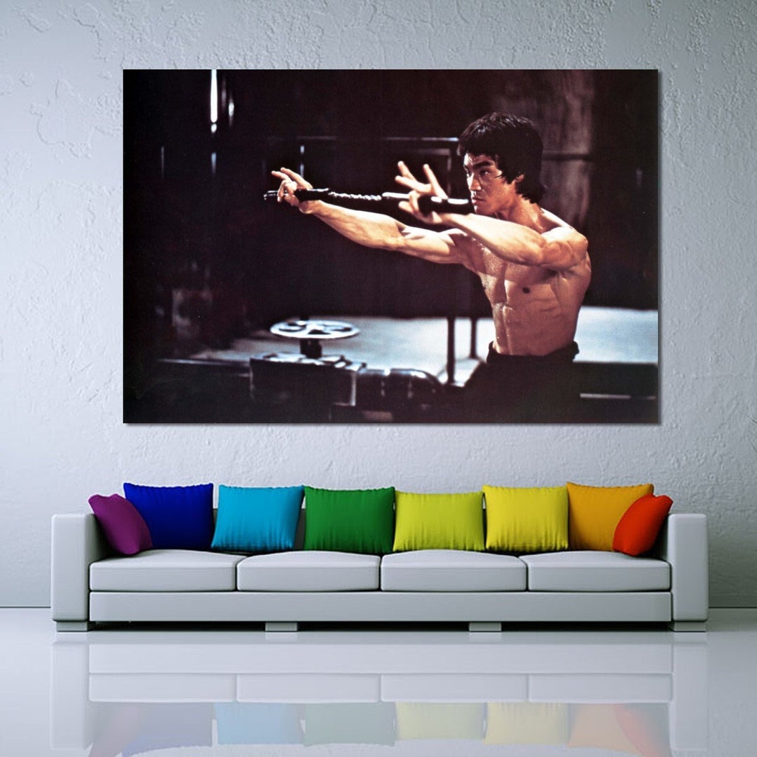 Bruce Lee Poster Art,bruce Lee Abstract Print Art Canvas,bruce Lee ...