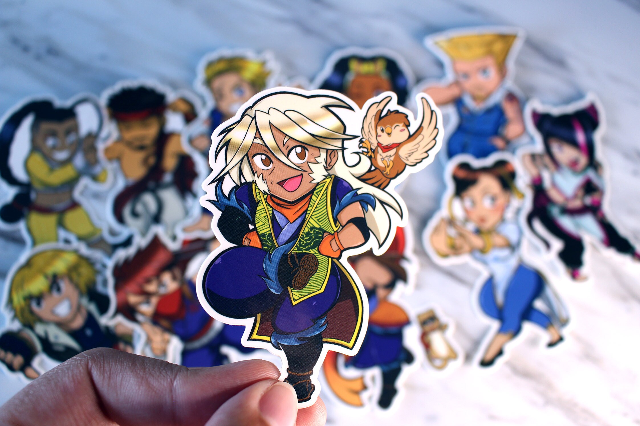 Street Fighter and Strider Hiryu Vinyl Stickers - Etsy