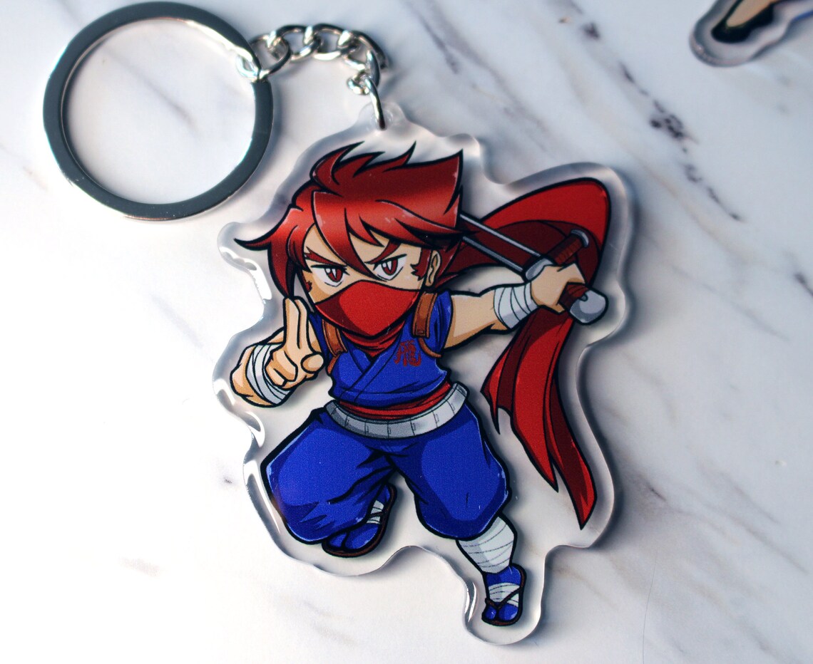 Street Fighter and Strider Hiryu Keychains - Etsy