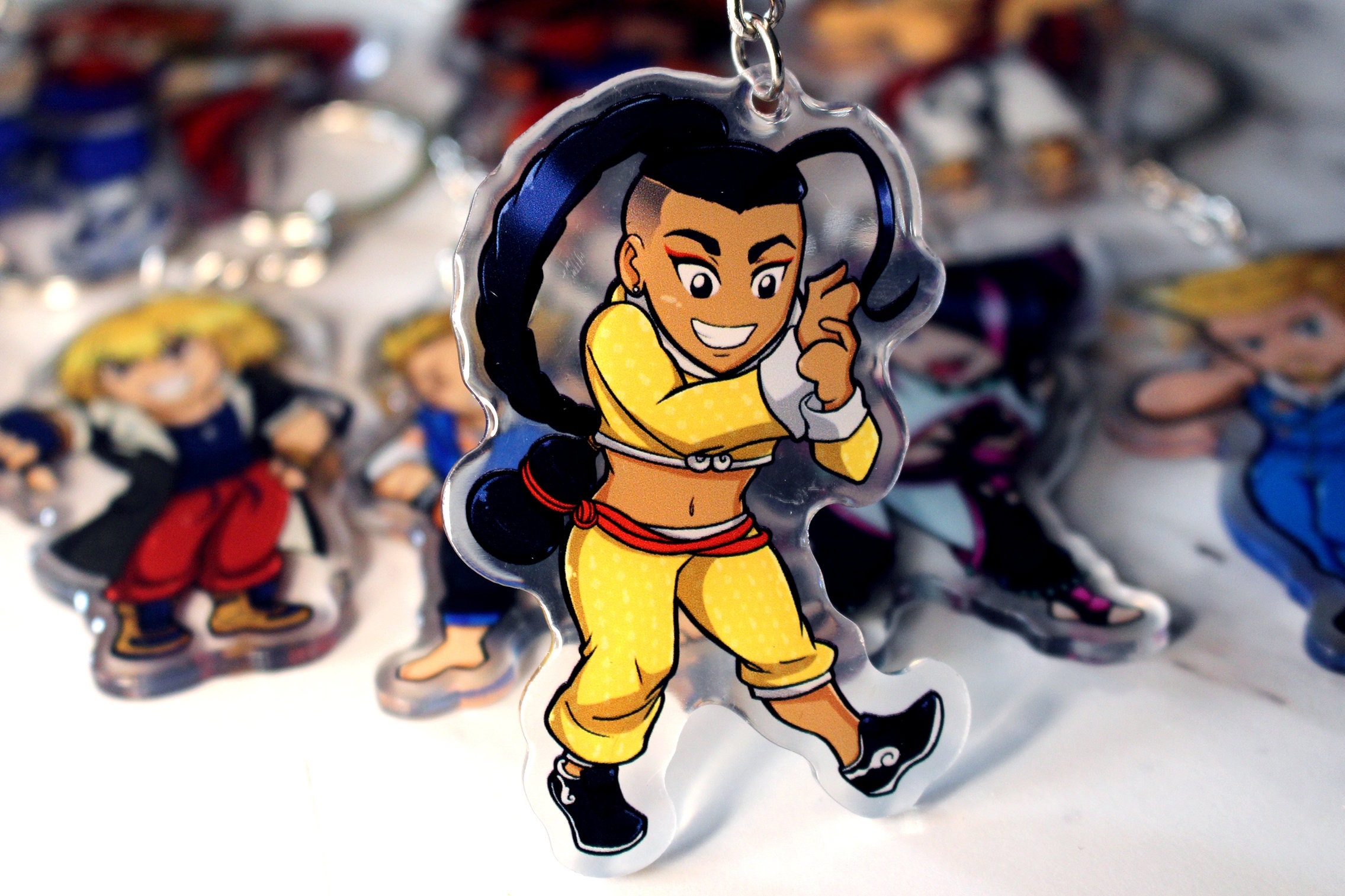 Street Fighter and Strider Hiryu Keychains - Etsy