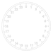 24 Hour Clock Face Bundle SVG - Etsy