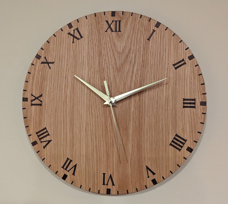 Roman Numeral Clock Face SVG - Etsy