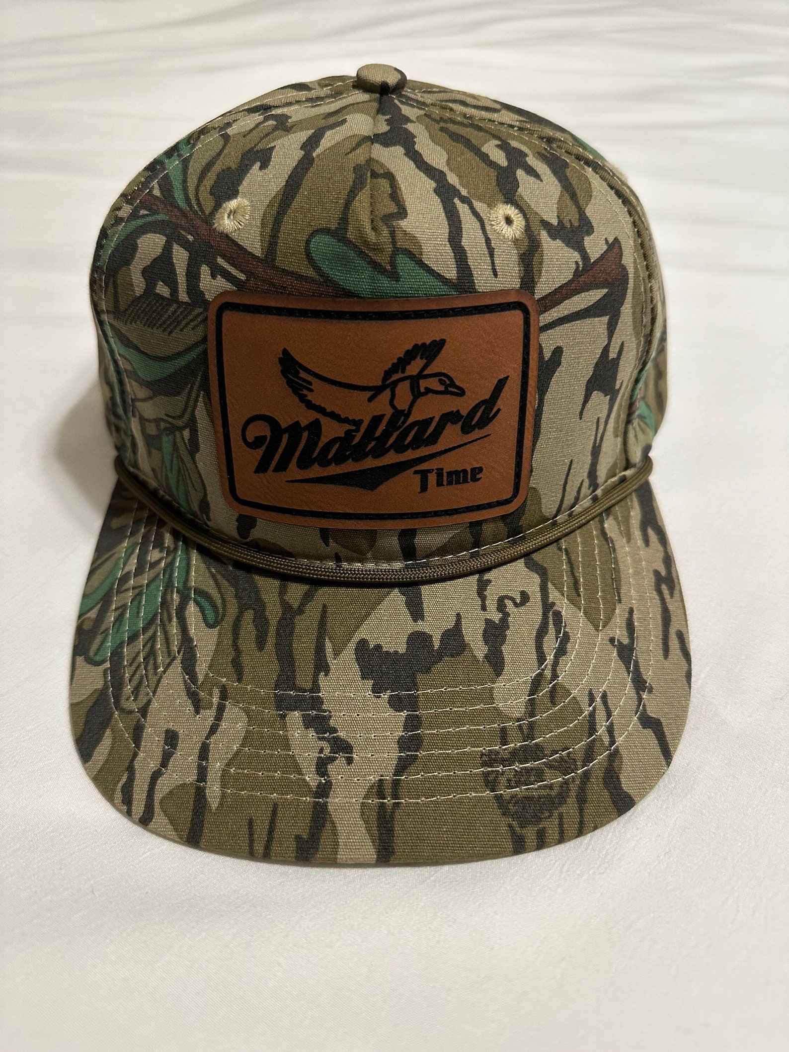 Mossy Oak Greenleaf Camo Goat Rope Snapback - Etsy