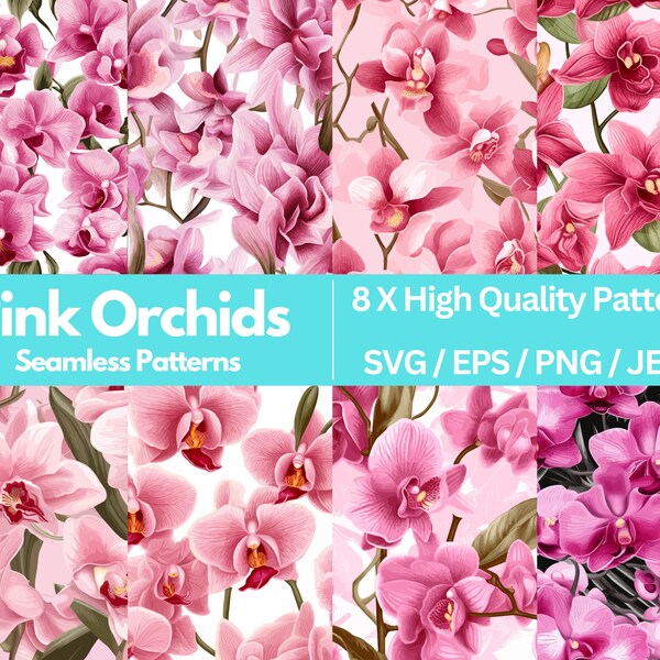 White Orchid Pattern - Etsy