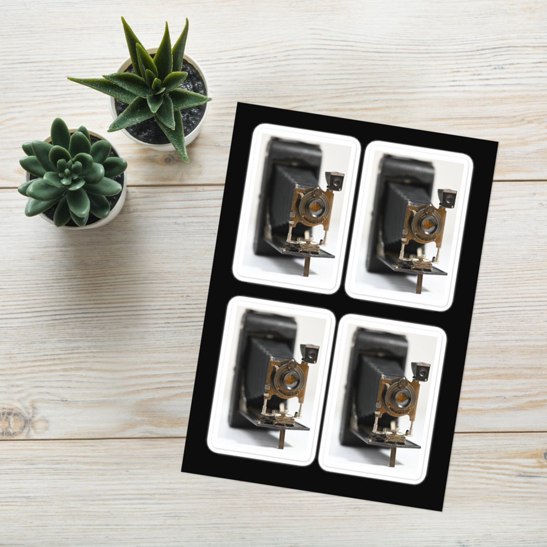 Old School Kodak Camera Sticker Sheet - Etsy