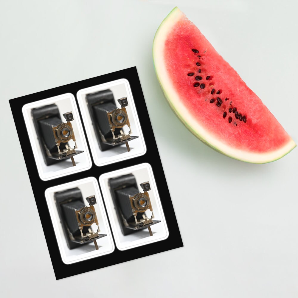 Old School Kodak Camera Sticker Sheet - Etsy