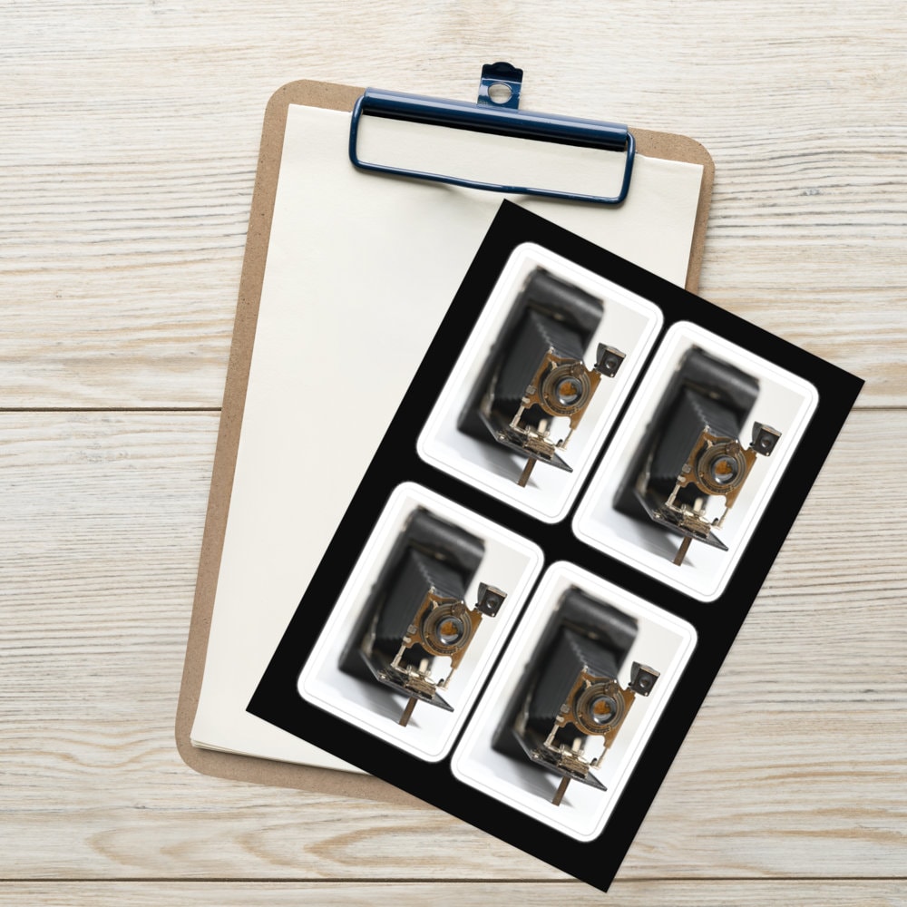 Old School Kodak Camera Sticker Sheet - Etsy