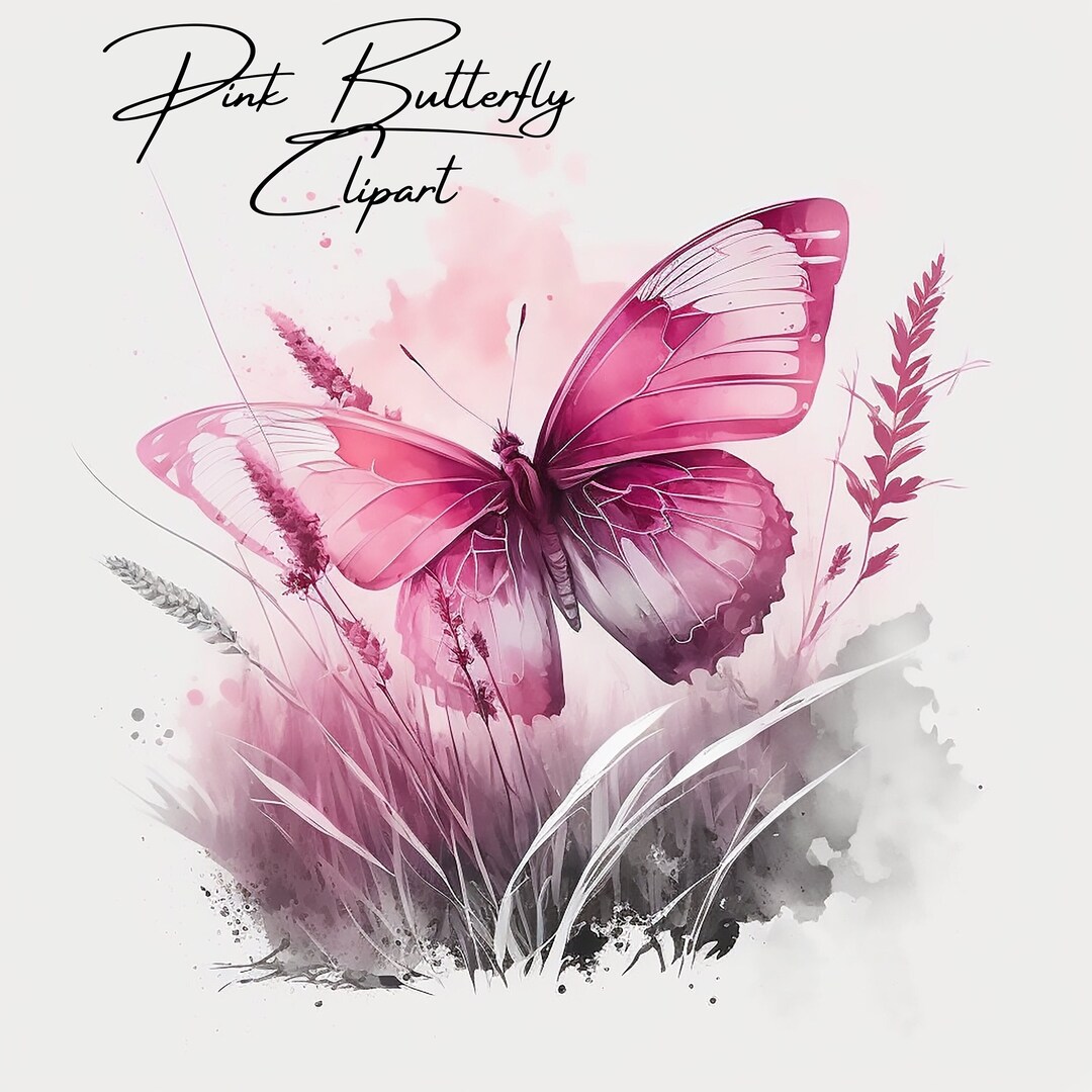 Watercolor Butterfly PNG Clipart, Digital Download, Printable Art ...