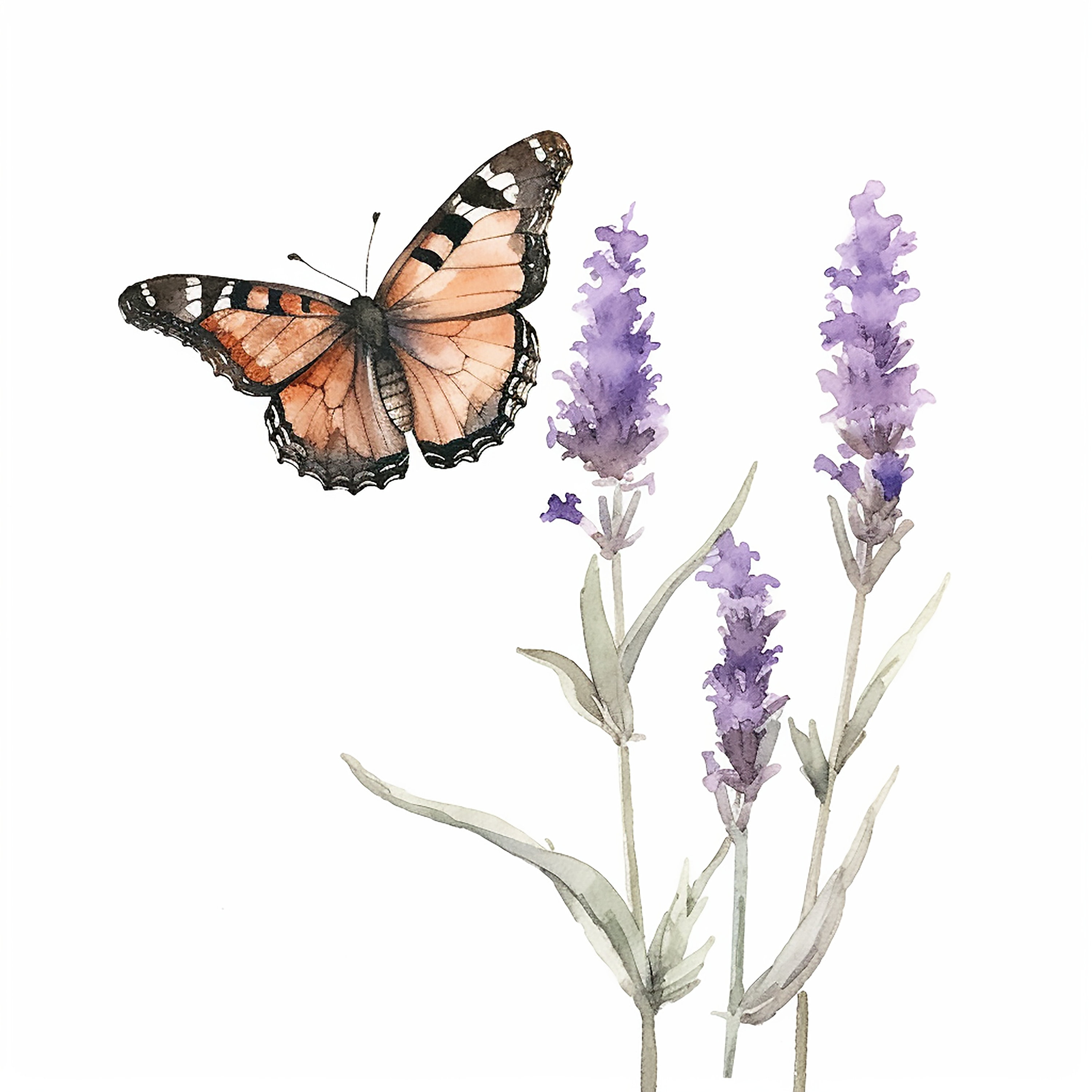 Watercolor Butterfly PNG Clipart Digital Download Printable - Etsy