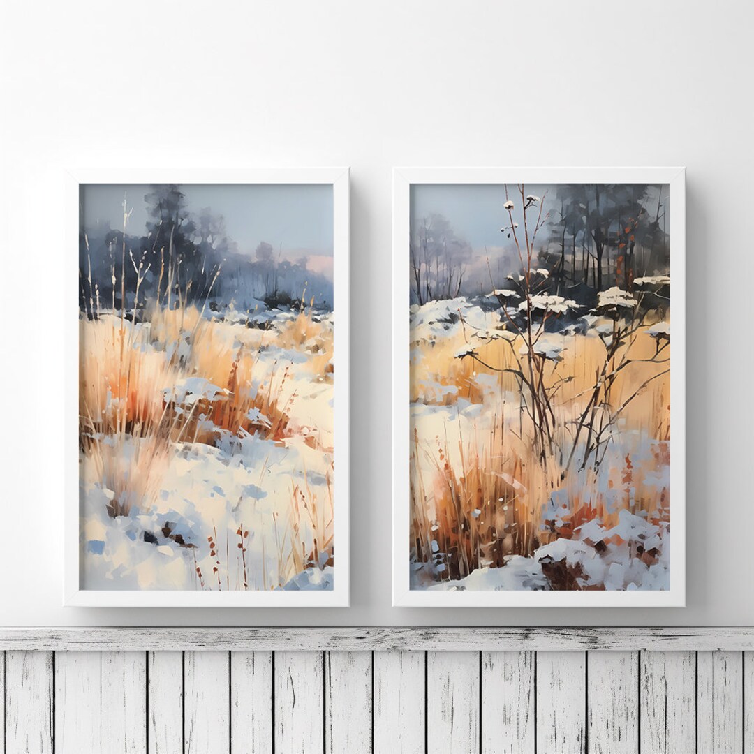 Winter Scenery to PRINT, Winter Digital Download PRINT, Winter ...