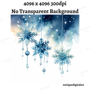 Watercolor Snowy Clipart, Winter Landscape, Winter Scene, Card Making ...