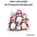 Watercolor Winter Christmas Penguins Clipart Digital - Etsy