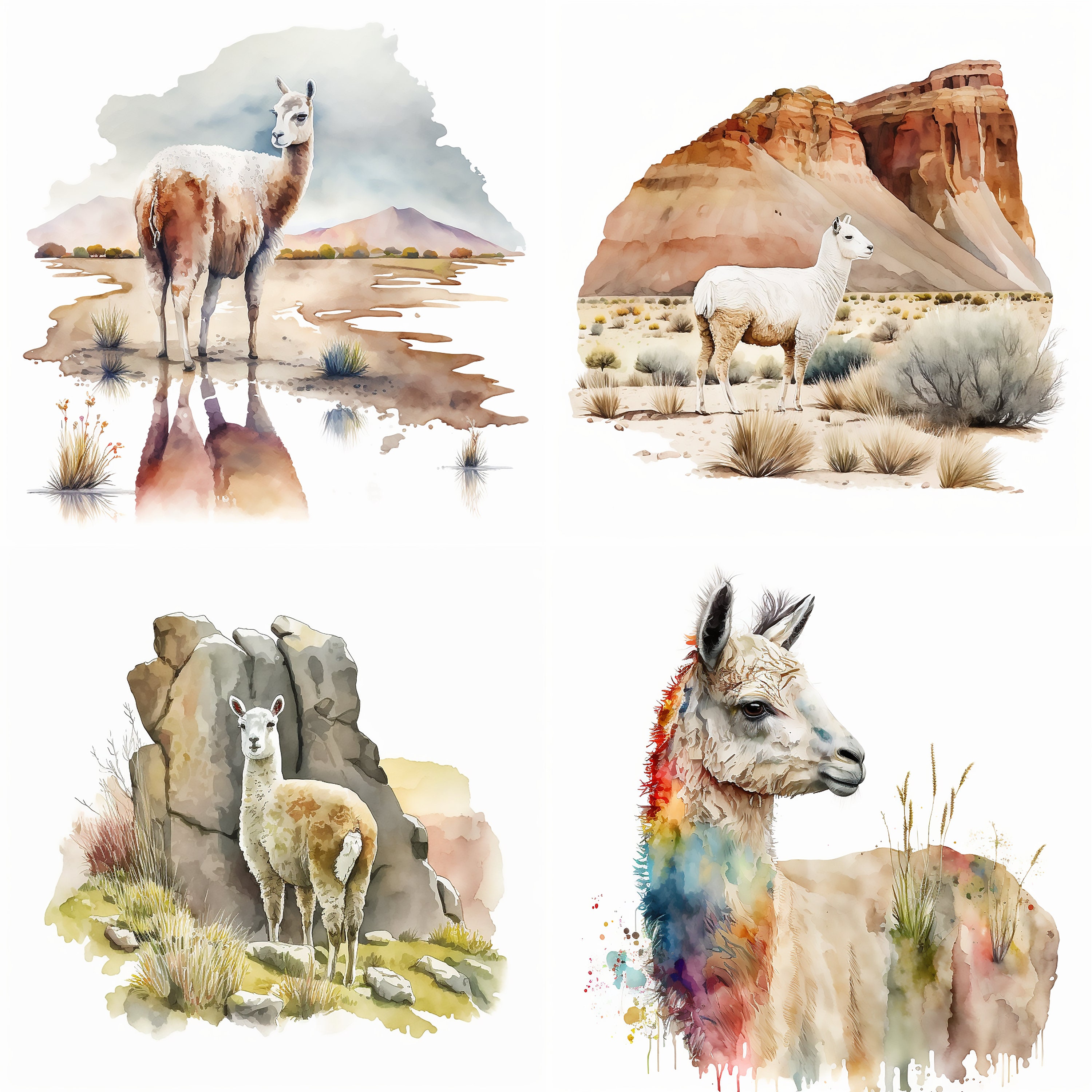 Lama Clipart Lama Illustration Lama PNG Digital Download - Etsy Australia