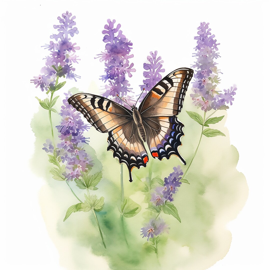 Watercolor Butterfly PNG Clipart, Digital Download, Printable Art ...