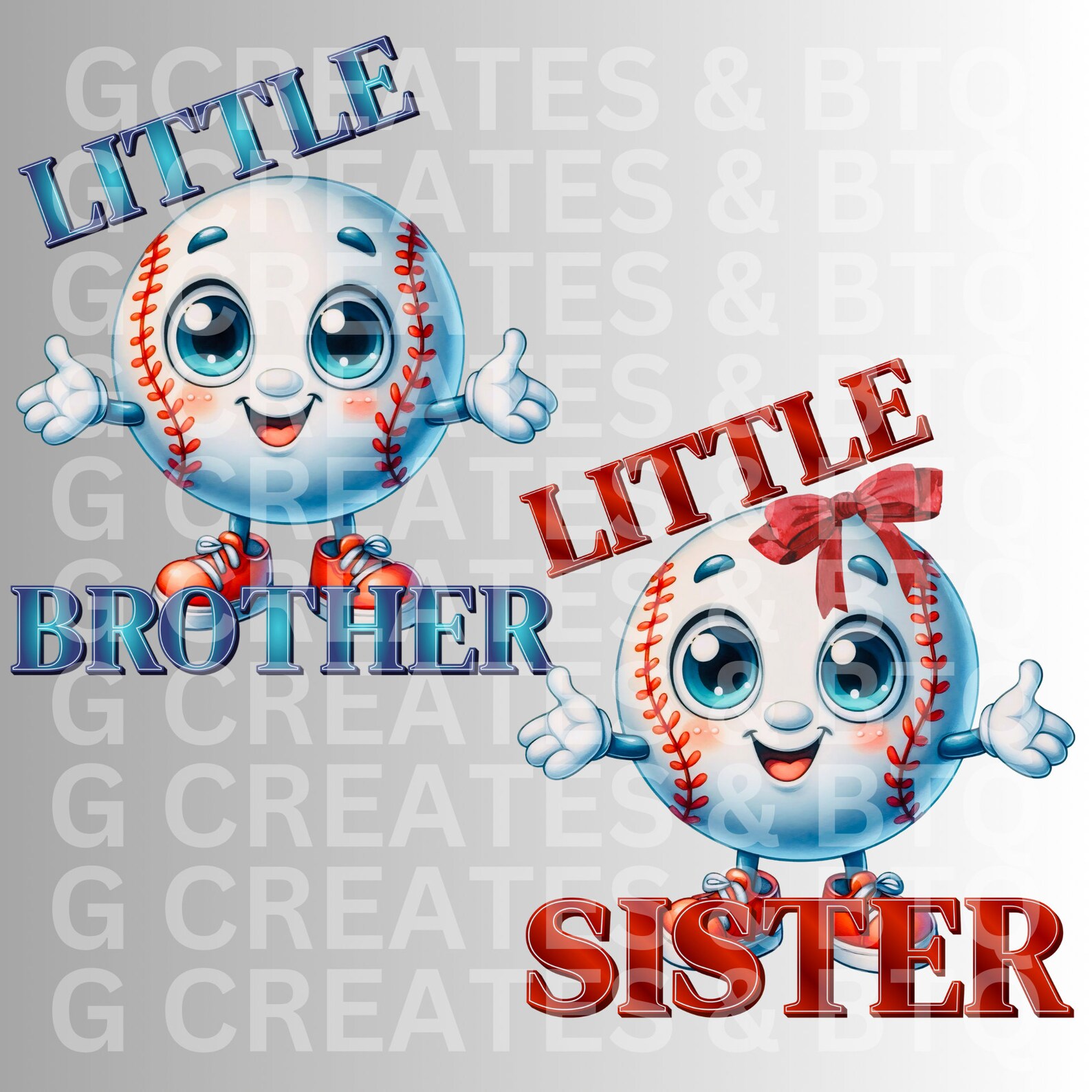 Little Brother, Little Sister, Baseball Sister, Baseball Brother, PNG ...