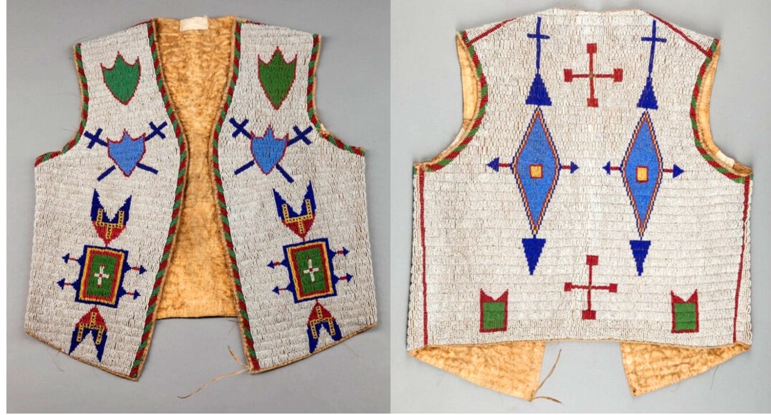 Old Native American Style Powwow Regalia Handmade Beaded Vest PBV201 - Etsy