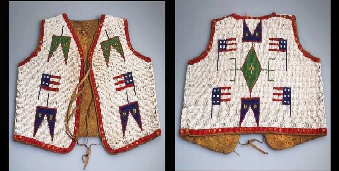 Old Native American Style Powwow Regalia Handmade Beaded Vest PBV230 - Etsy