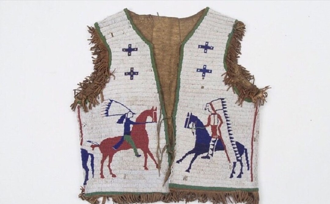 Old Native American Style Powwow Regalia Handmade Beaded Vest PBV115 - Etsy