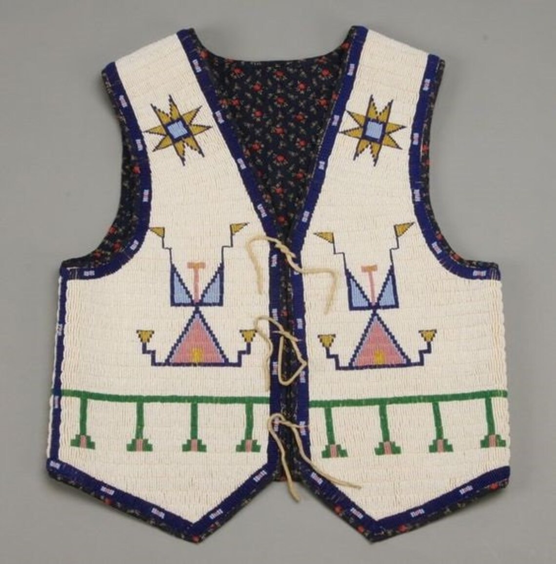 Old Native American Style Powwow Regalia Handmade Beaded Vest PBV138 - Etsy