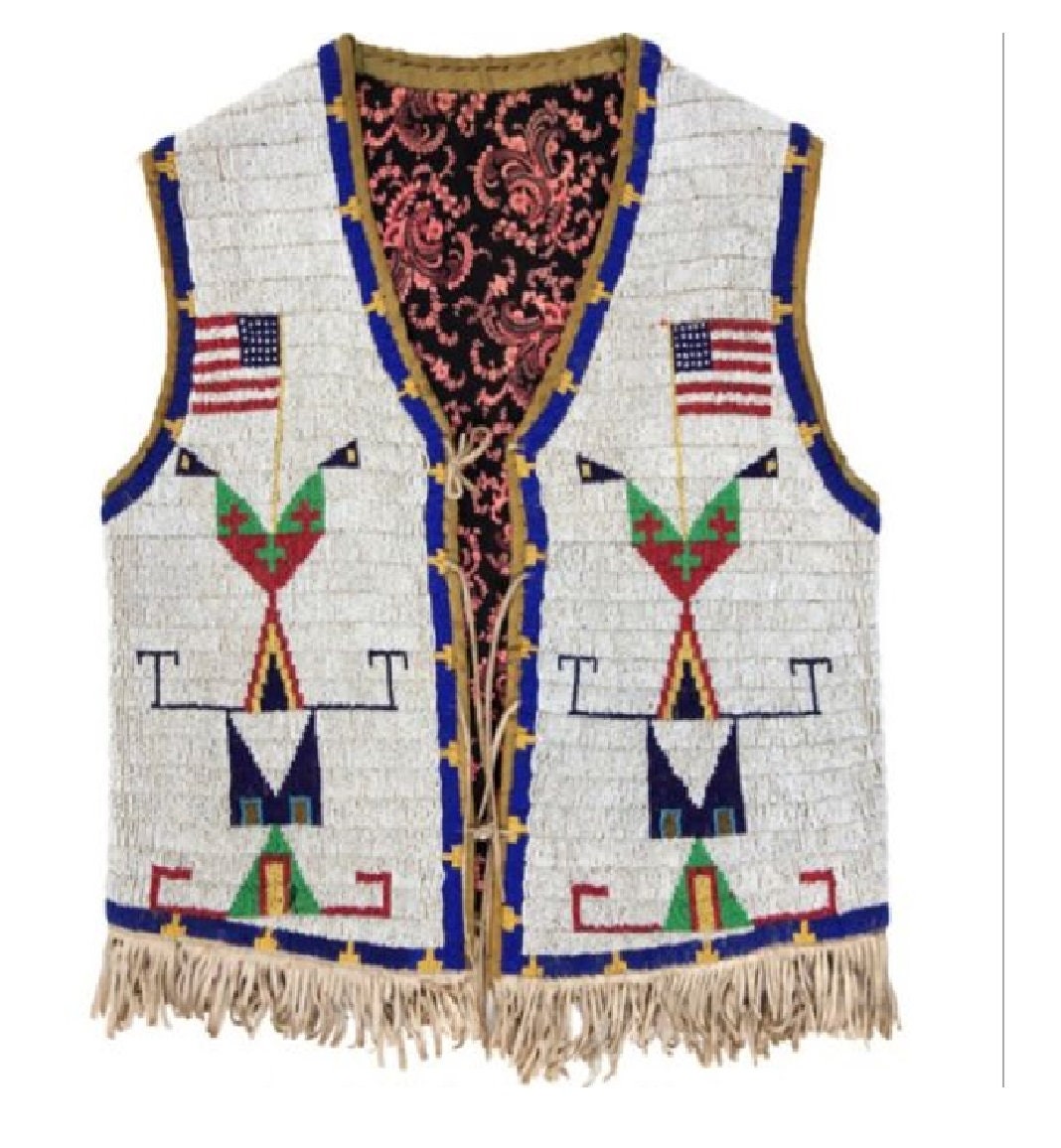 Old Native American Style Powwow Regalia Handmade Beaded Vest PBV114 - Etsy
