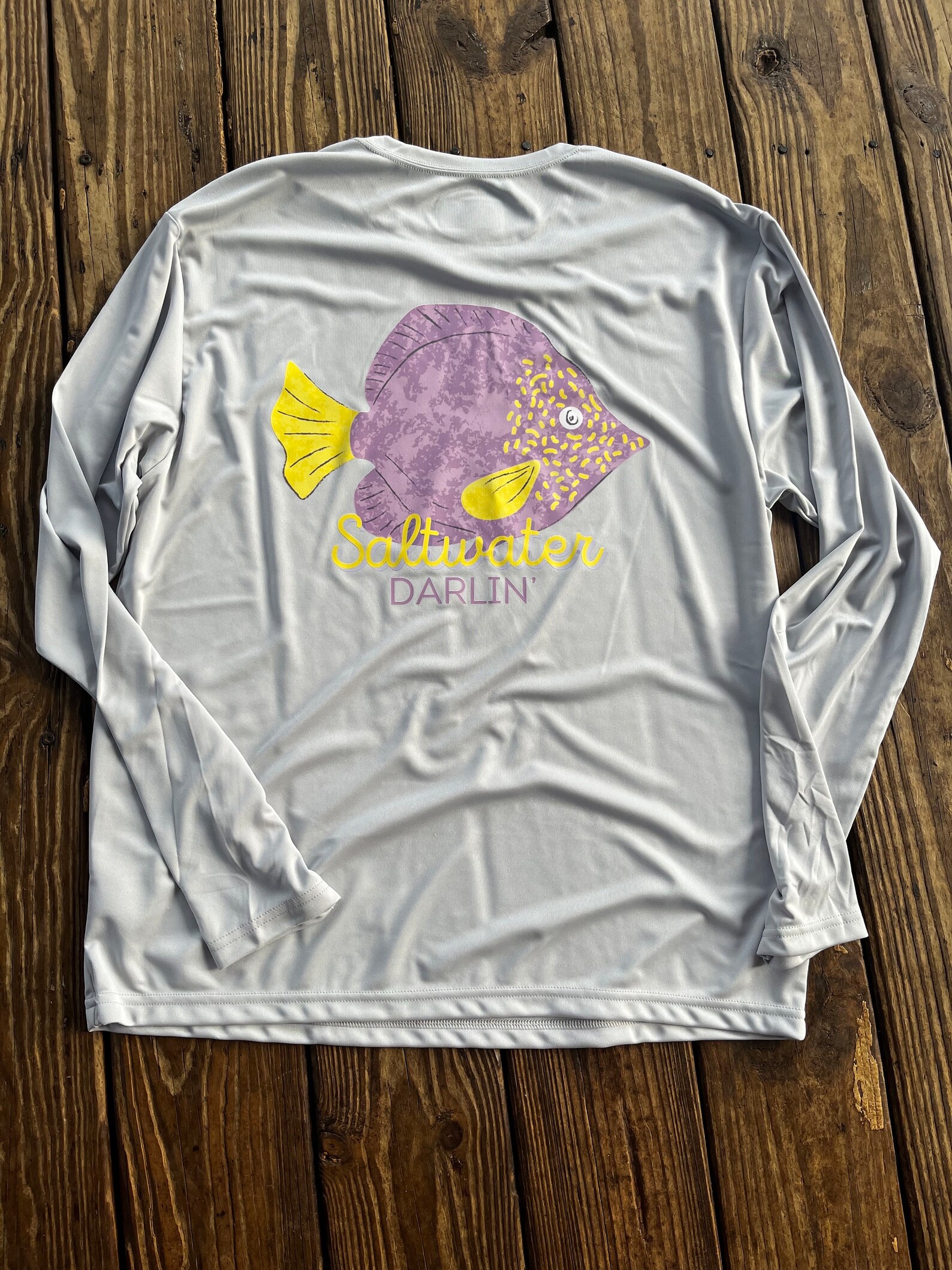 Women's LSU Fishing Long Sleeve UV Protectant Shirt, Fishing Shirt ...