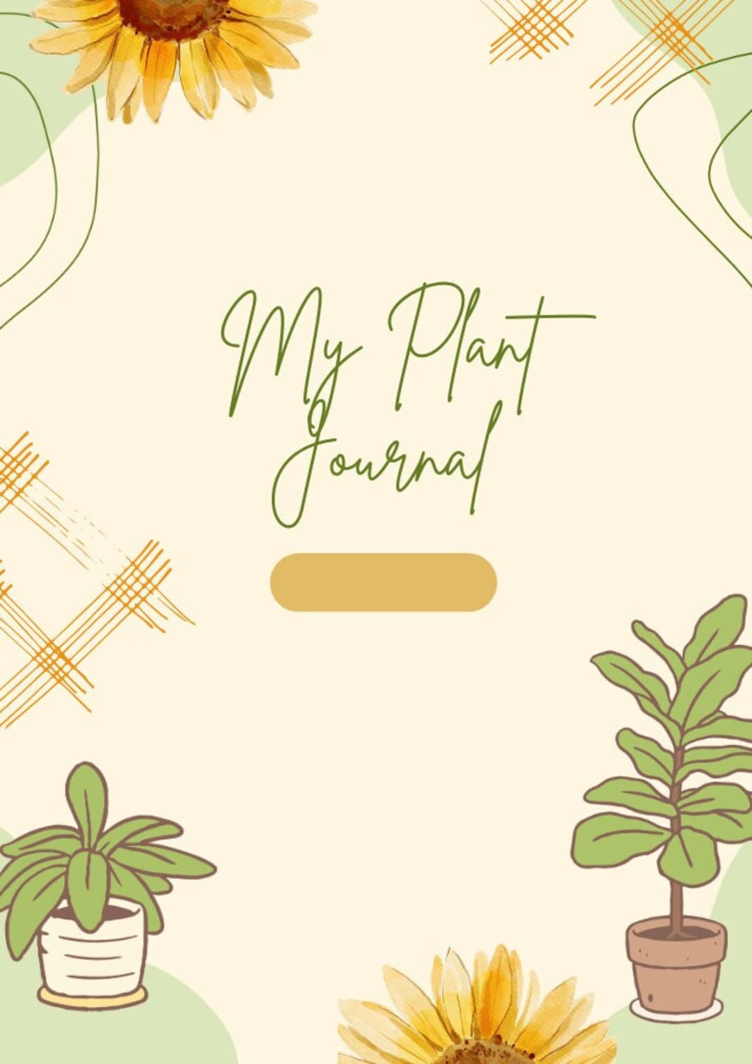 PLANT JOURNAL Printable, Easy, Customizable - Etsy