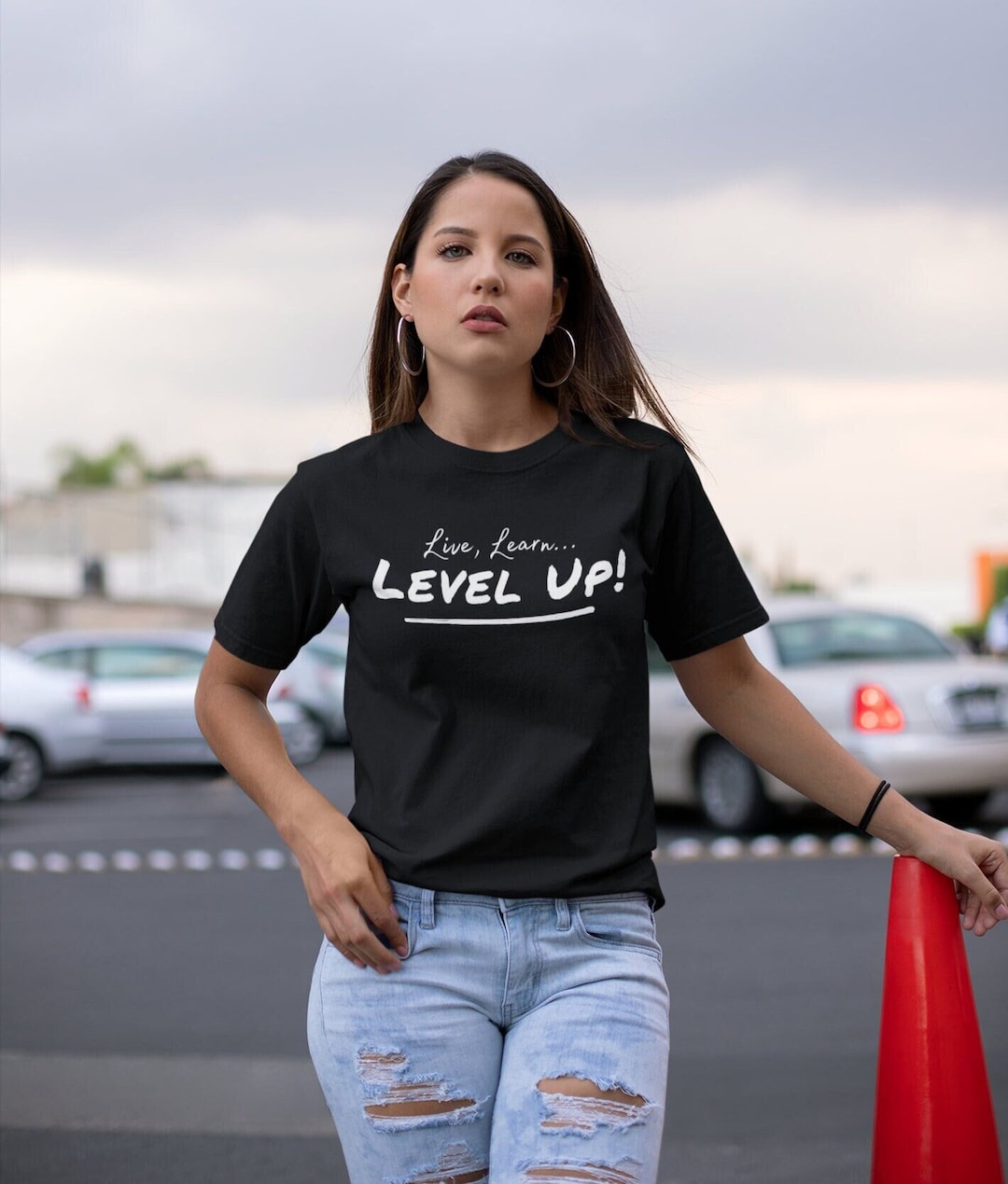 Live, Learn, Level Up! Motivational T-shirt - Etsy