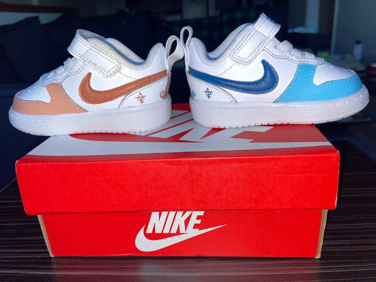 Hand-painted Bluey Nike Children’s Shoes Size 3C - Etsy