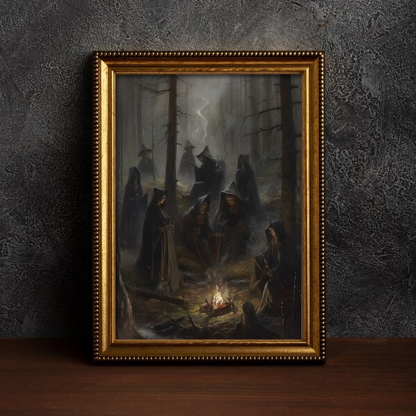 Witches Painting - Etsy