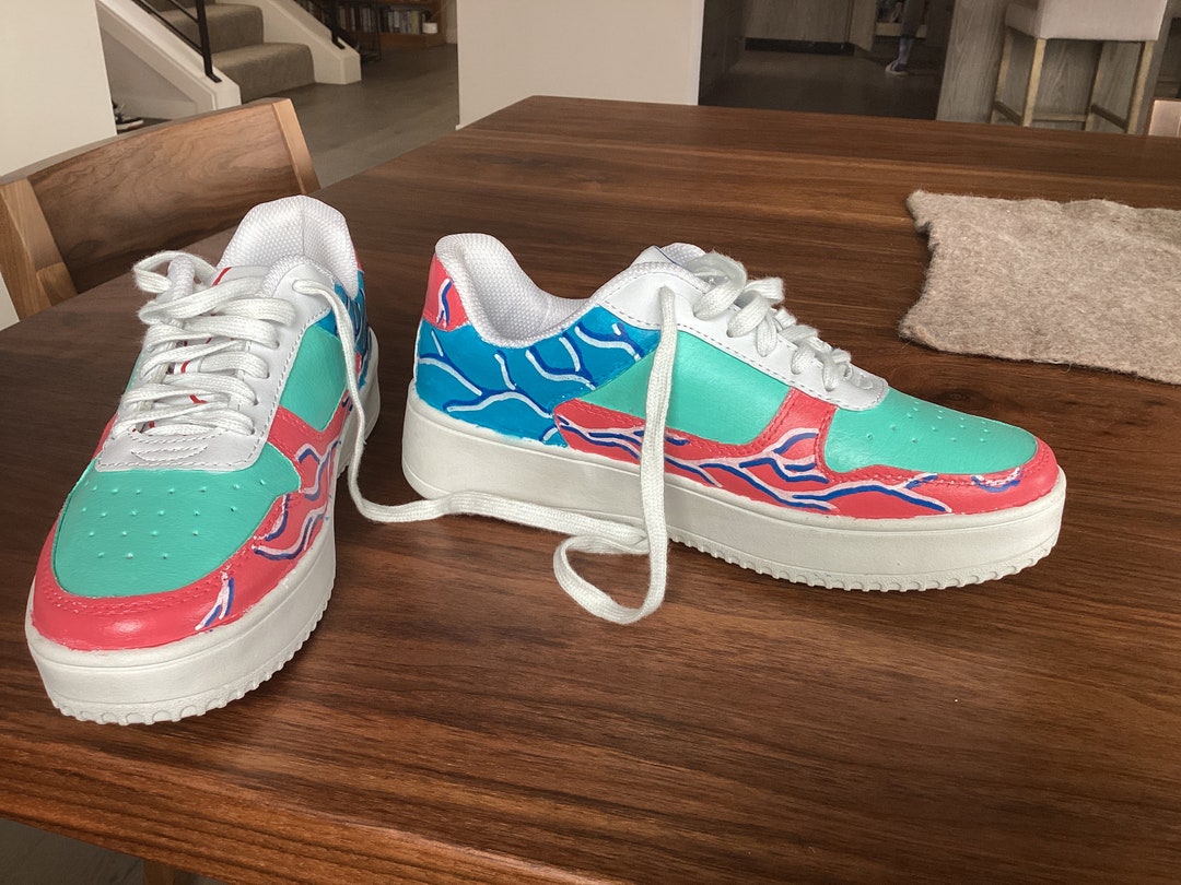 Custom Hand Painted Nobo Shoes, Women’s Size 8. - Etsy