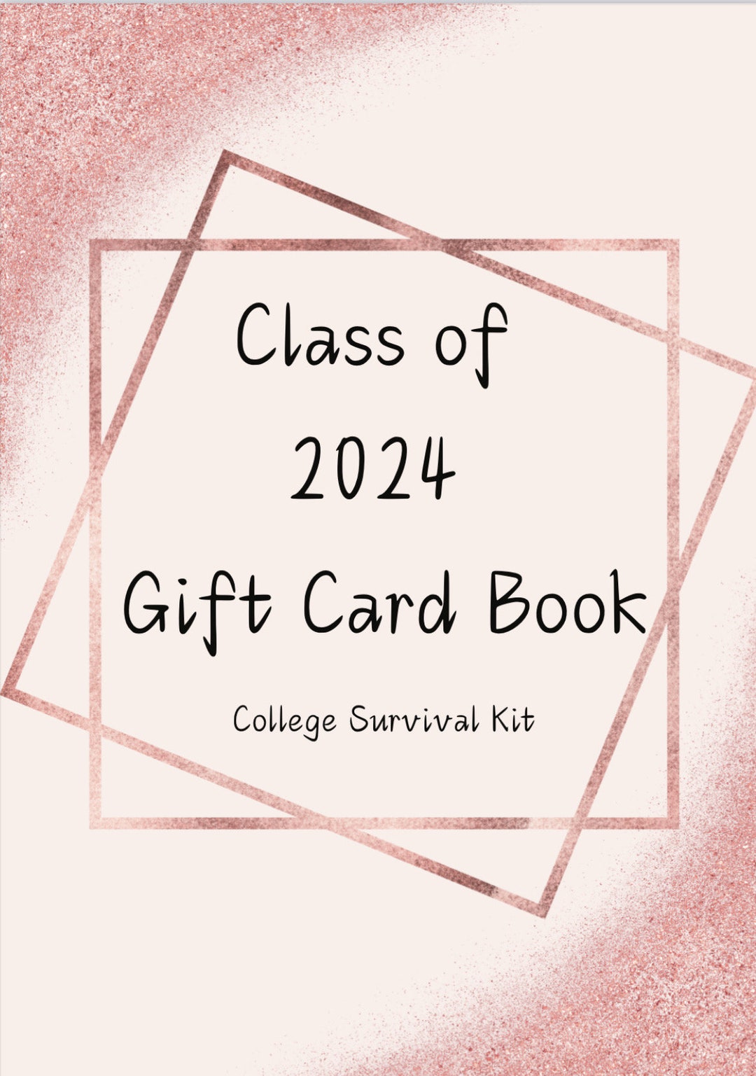 Graduation Gift Card Book - Etsy