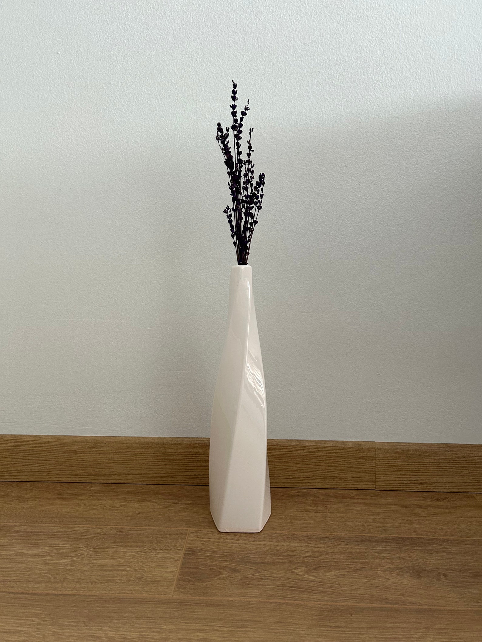 Handmade Tall White Ceramic Vase Modern Home Decor for Living - Etsy
