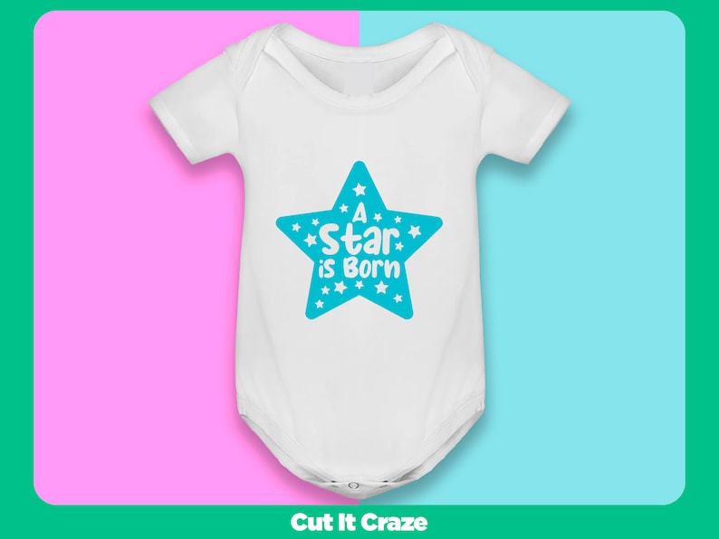 A Star is Born / SVG Cut File for Cricut, Positive Vibes, Inspirational ...