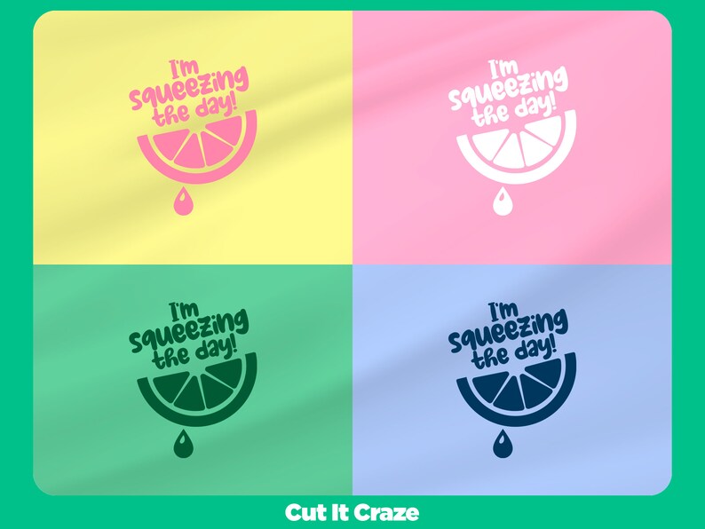 I'm Squeezing the Day / SVG Cut File for Cricut T-shirt - Etsy