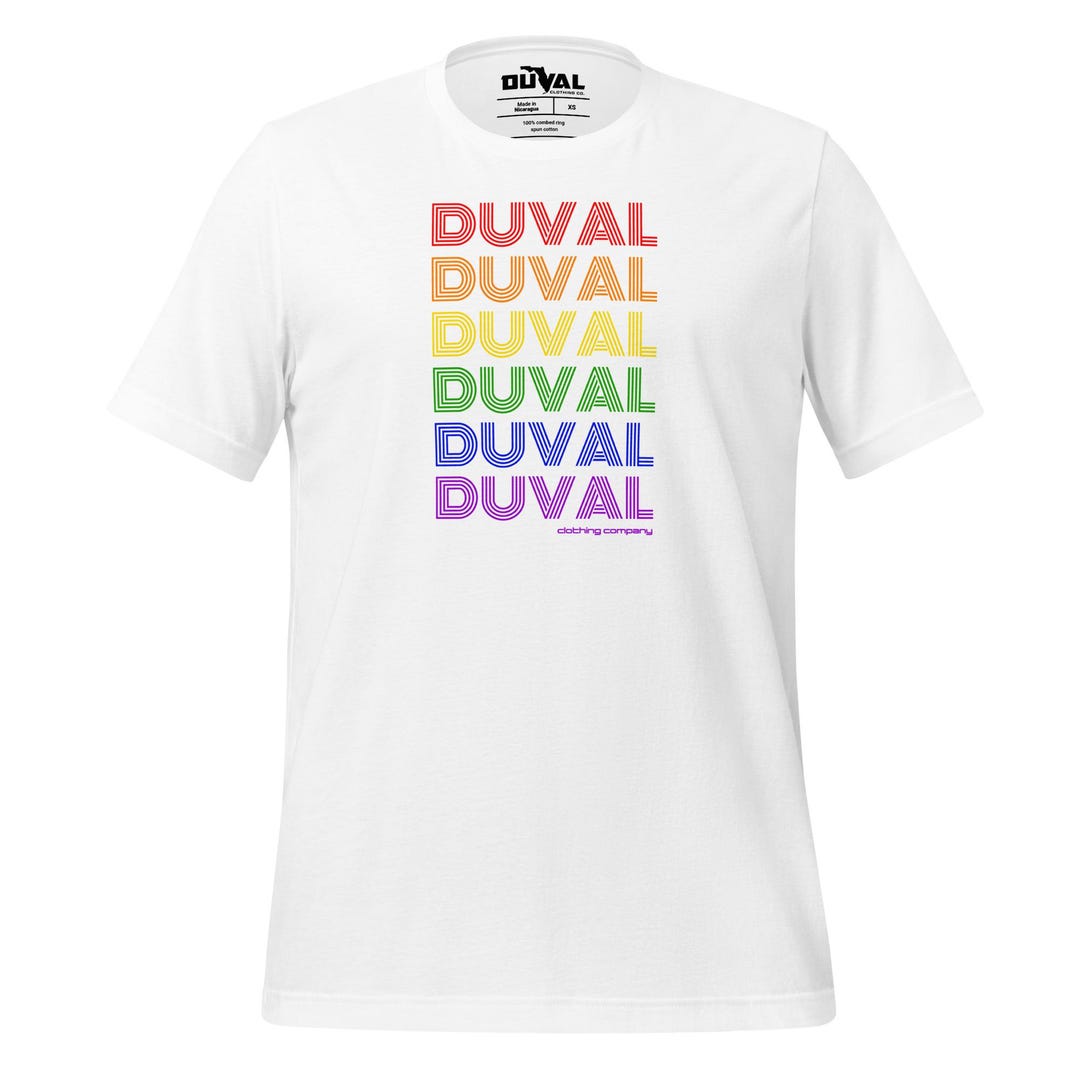 Duval Clothing Co. - DUVAL LGBTQ Pride - Jacksonville Pride - Rainbow ...