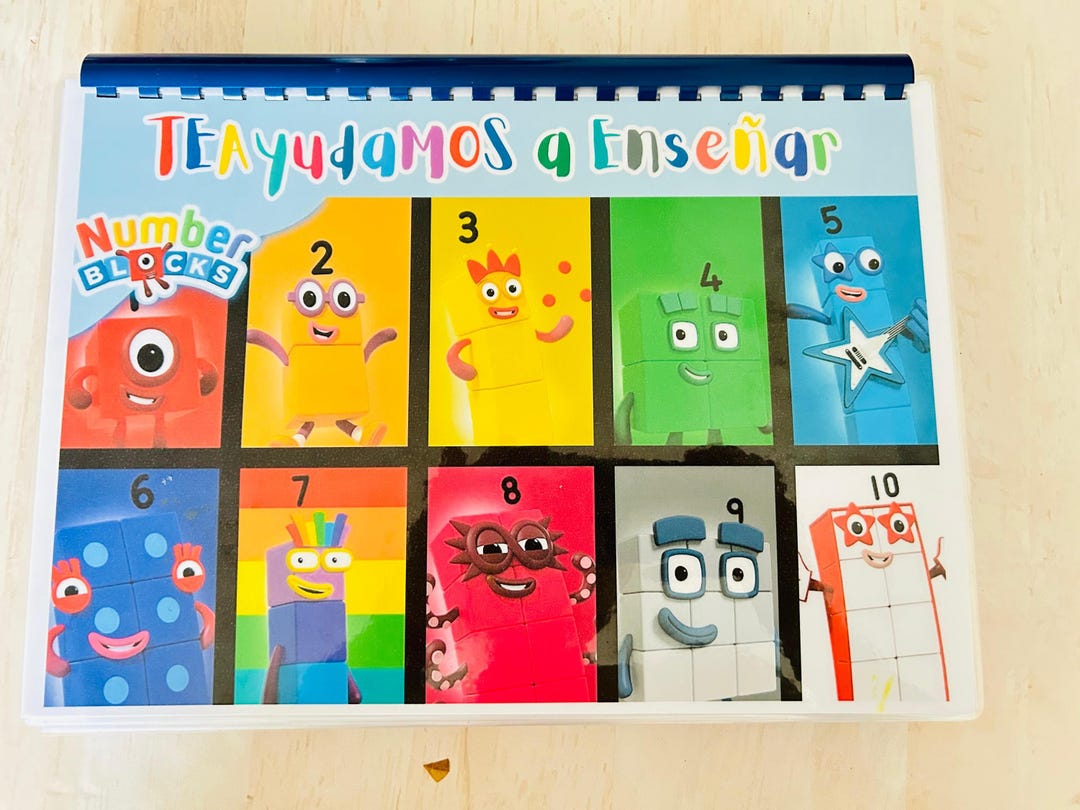 BUSY BOOK Numbers Block English - Etsy