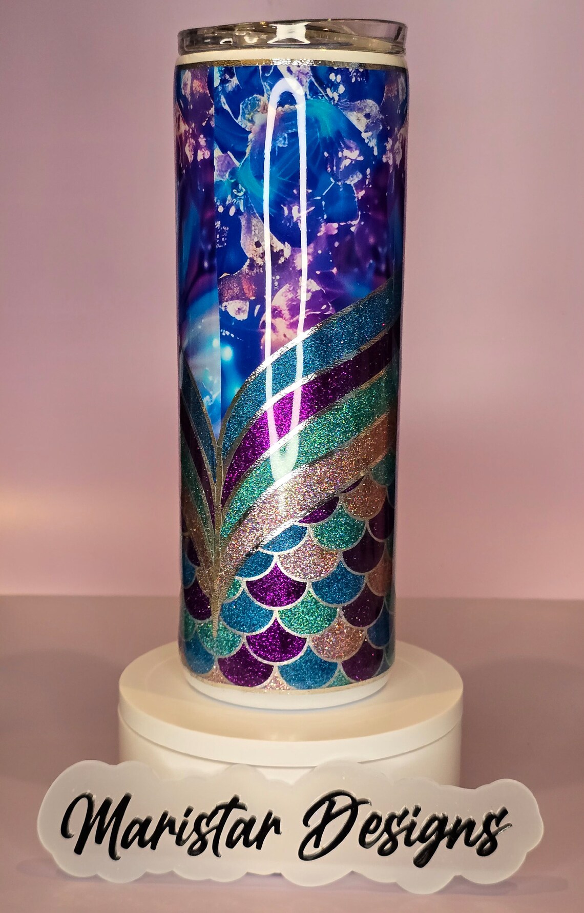 Mermaid Scales 20oz Skinny Tumbler - Etsy