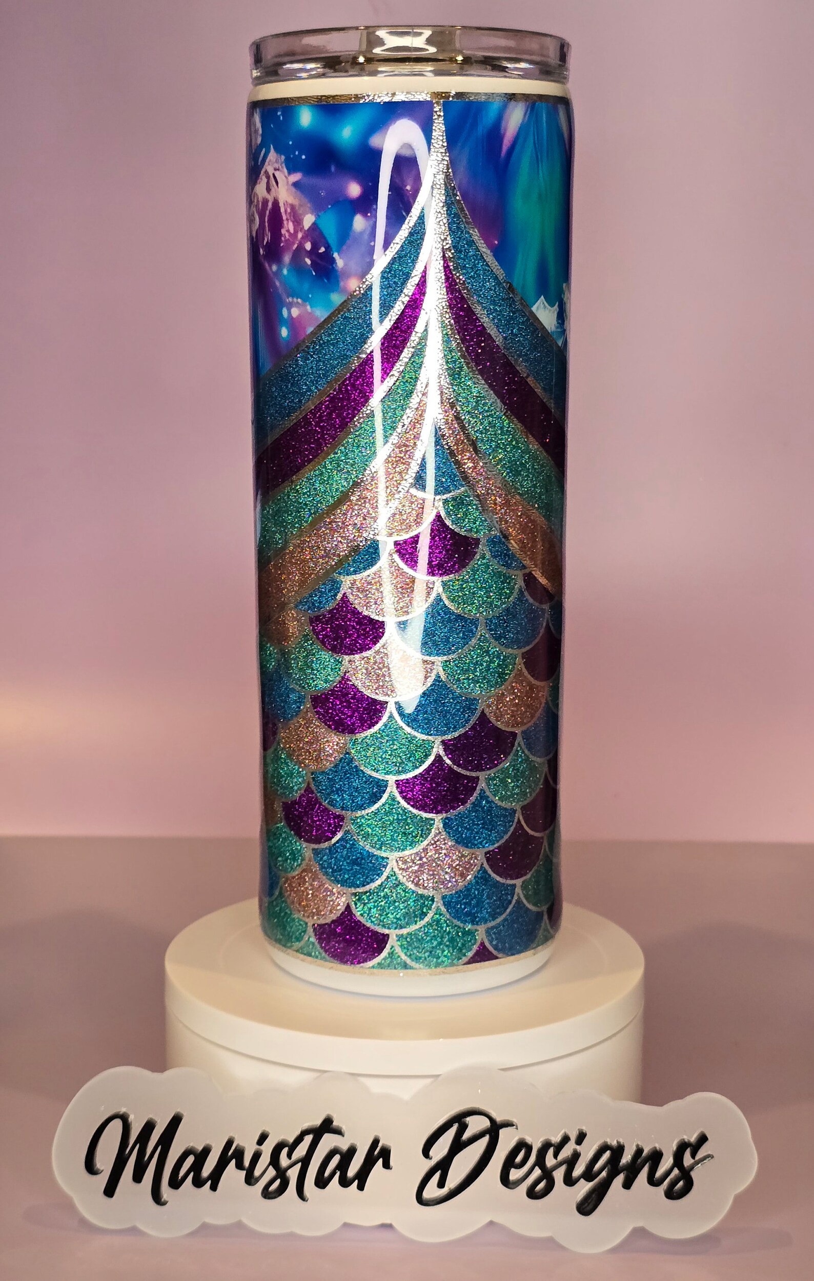 Mermaid Scales 20oz Skinny Tumbler - Etsy
