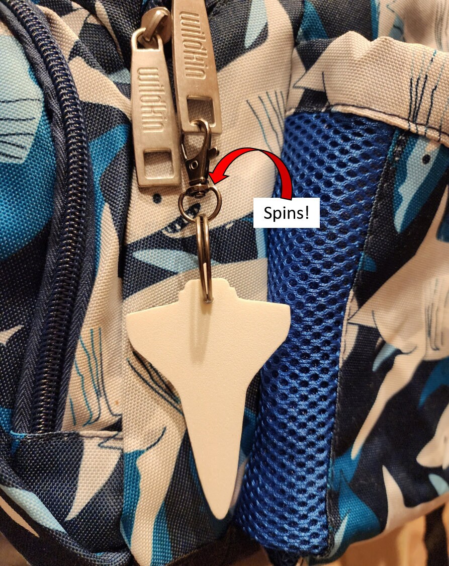 Personalized 3D Printed NASA Space Shuttle Key Chain 4 - Etsy