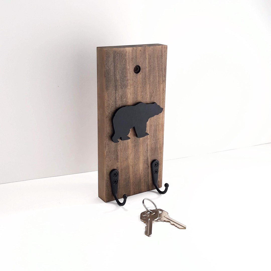 Bear Key Holder Cabin Decor - Etsy