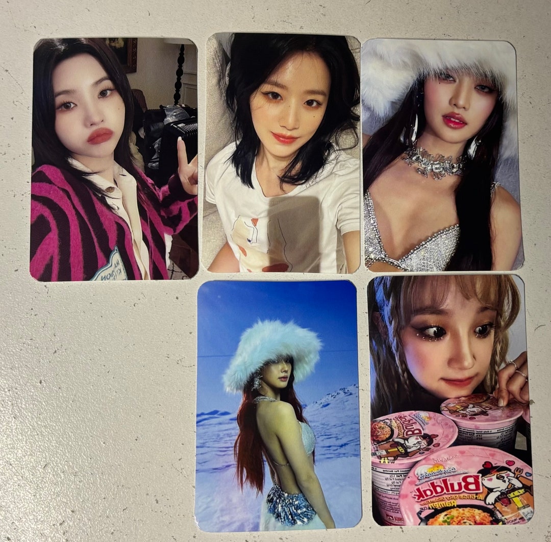 GI-DLE Photocards - Etsy