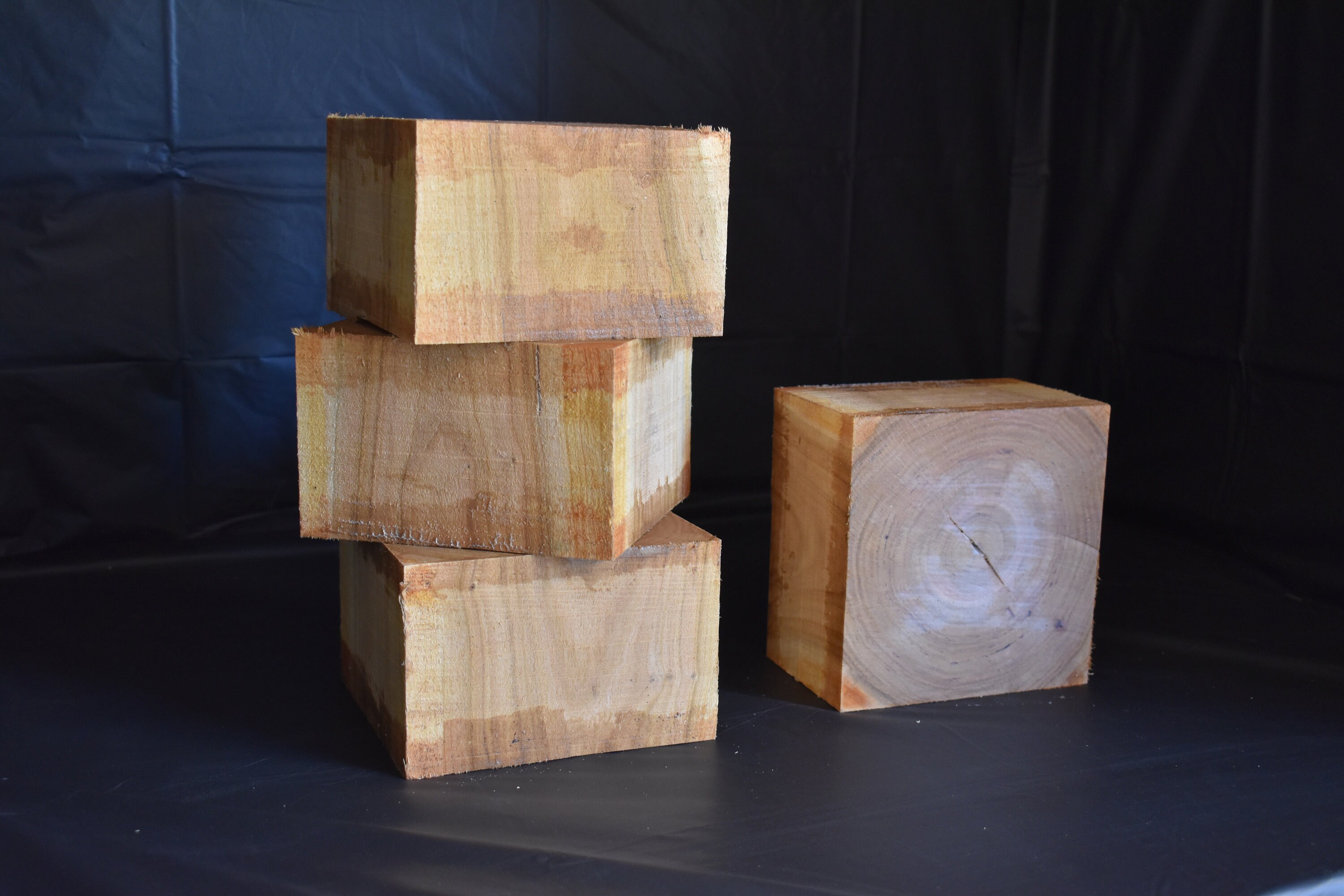 4 Cherry Wood Turning Bowl Blanks 5x5x3.5 - Etsy