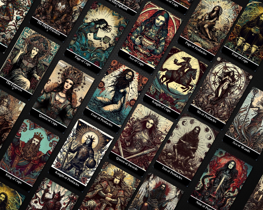 The Amathia Tarot Deck - Etsy Canada