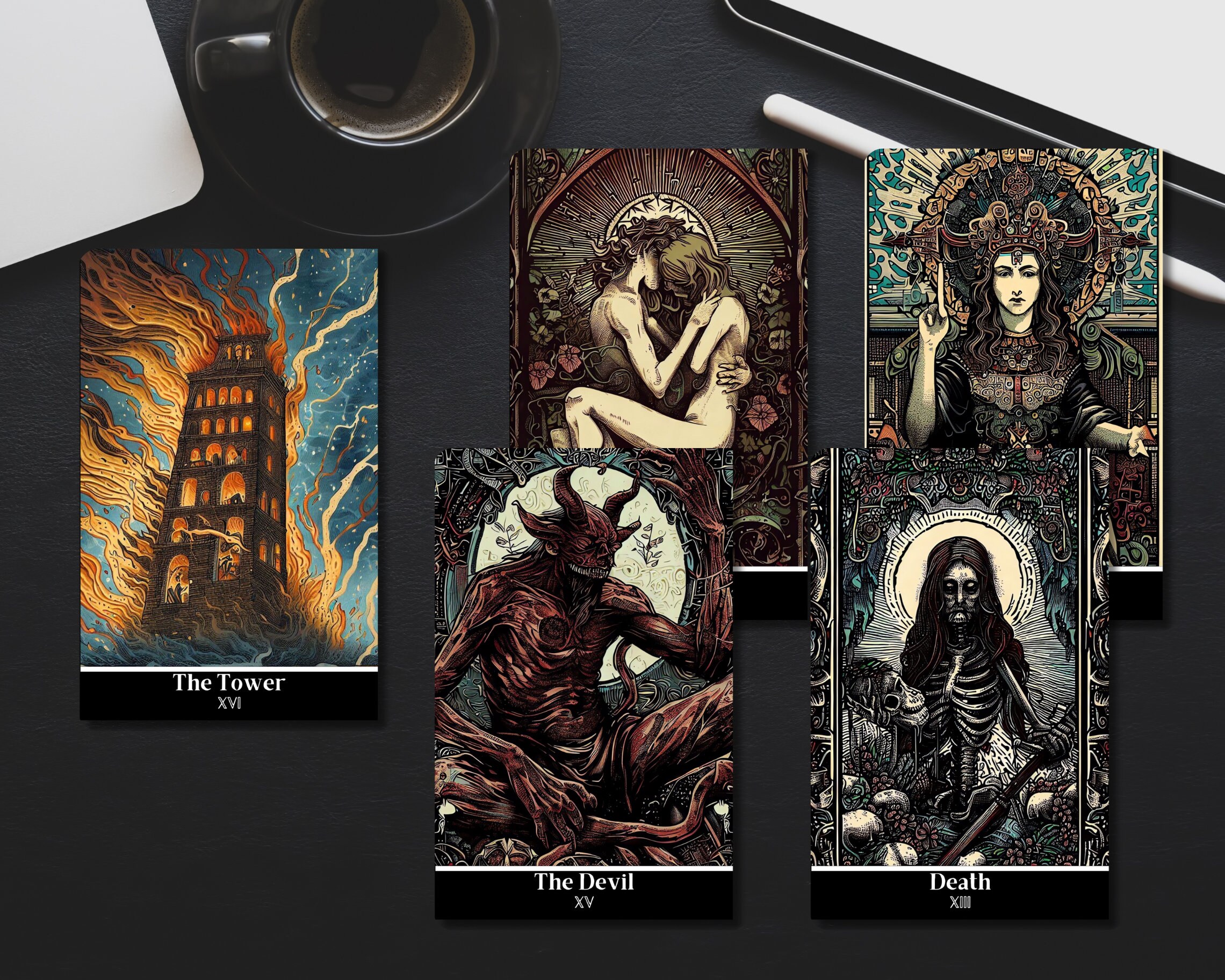 The Amathia Tarot Deck - Etsy Canada