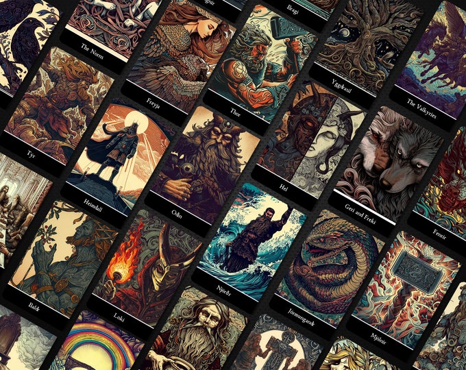 The Norse Mythos Oracle Deck - Etsy UK
