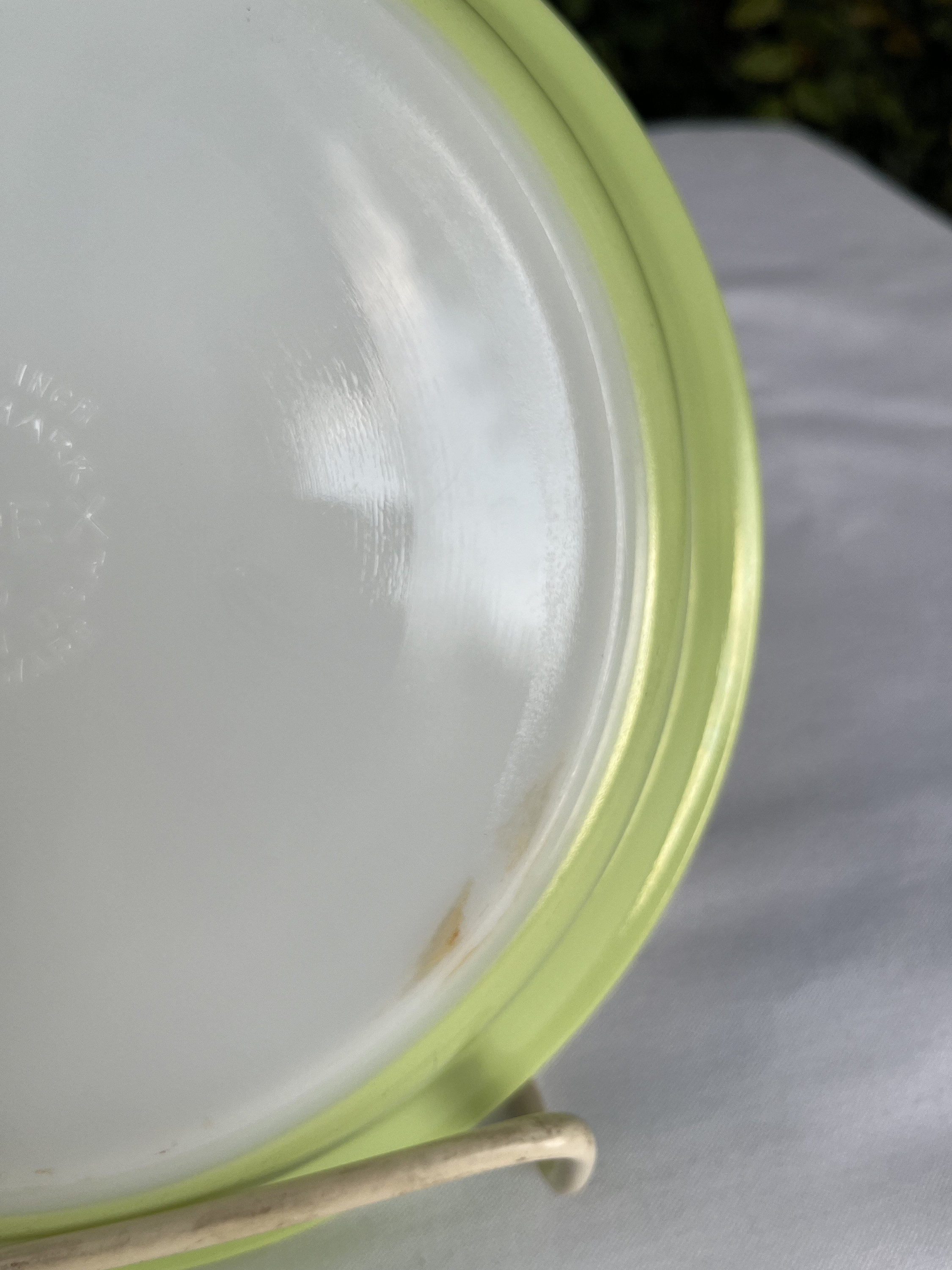 Pyrex Pie Plate in Lime Green - Etsy